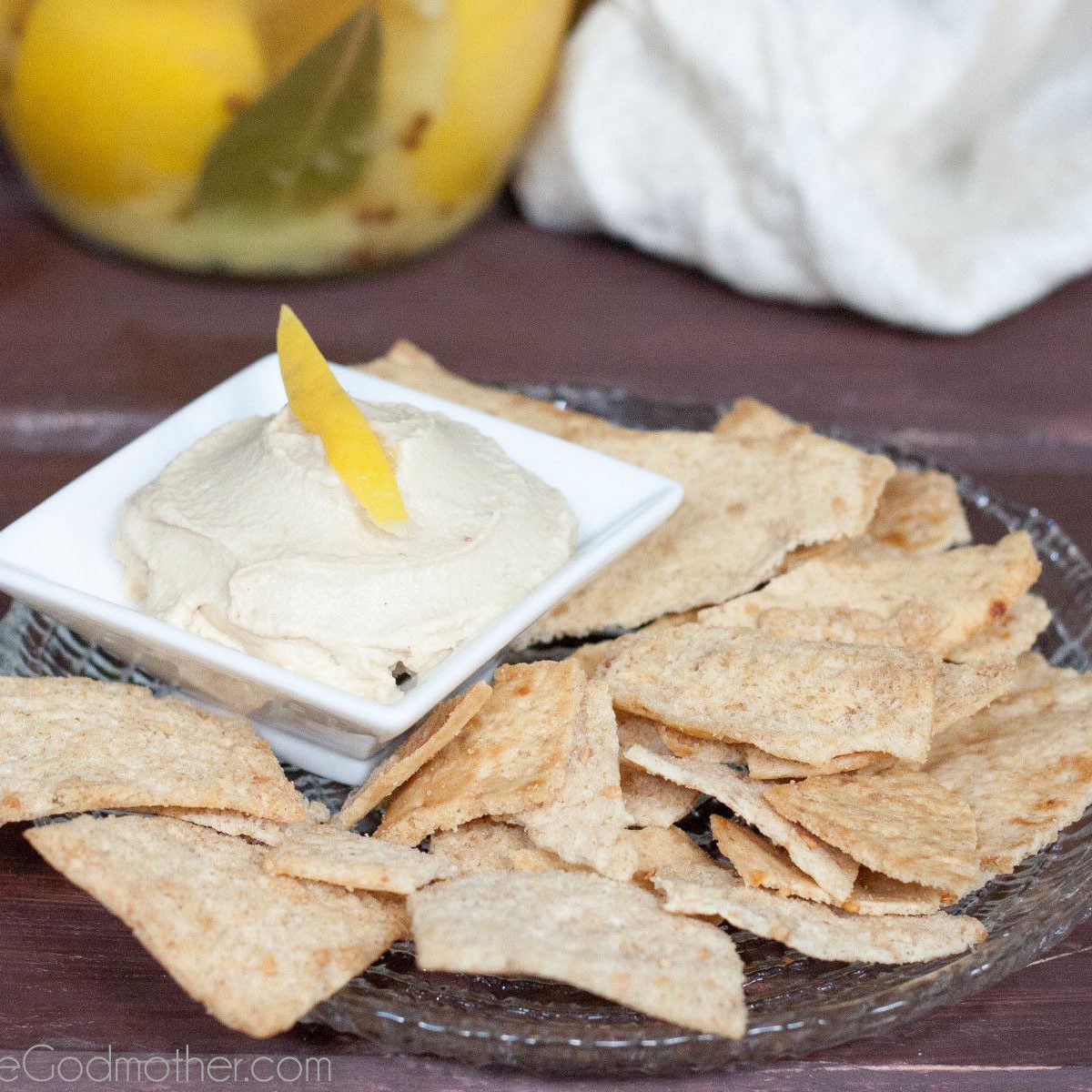 Preserved Lemon Hummus - Goodie Godmother