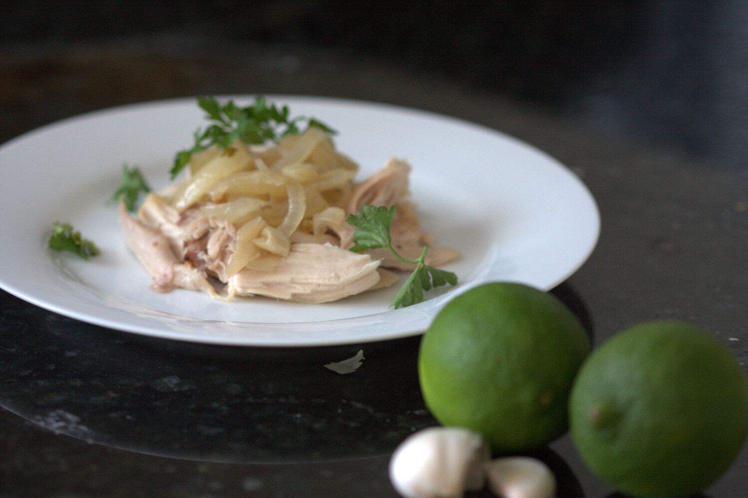 Clean Eating Cuban-Style: Slow Cooker Cuban Chicken - Goodie Godmother
