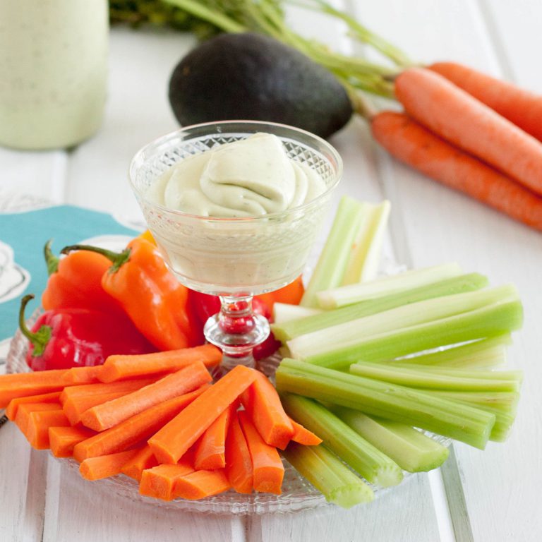 Avocado Ranch Dressing - Goodie Godmother