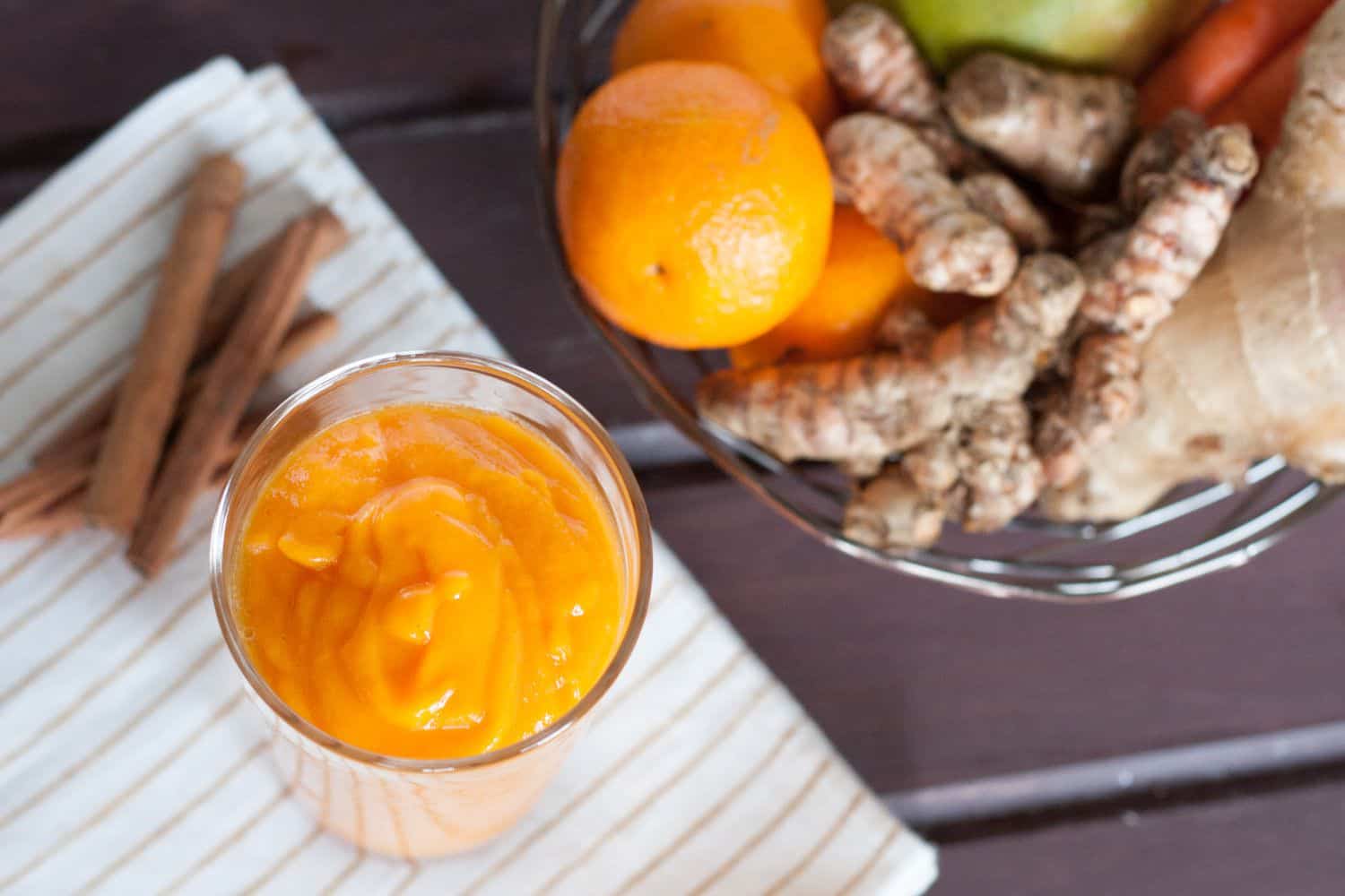 Fresh Turmeric Smoothie - Goodie Godmother