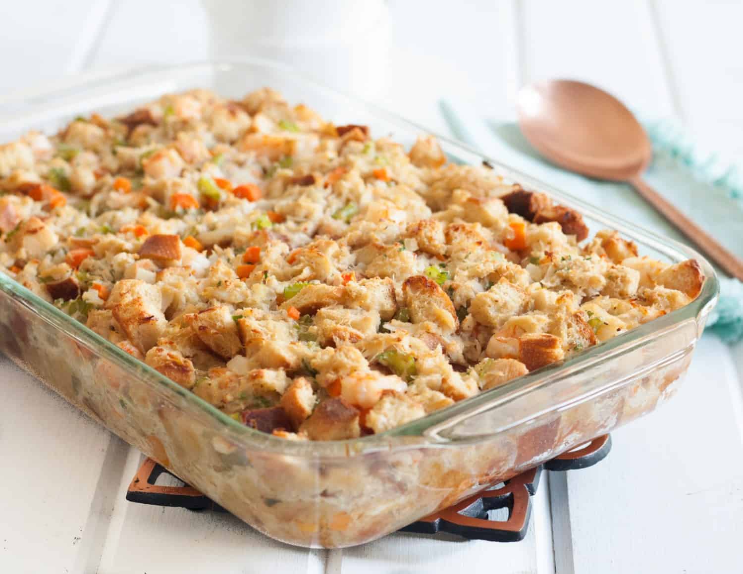 Mid-Atlantic Seafood Stuffing (Dressing) - Goodie Godmother