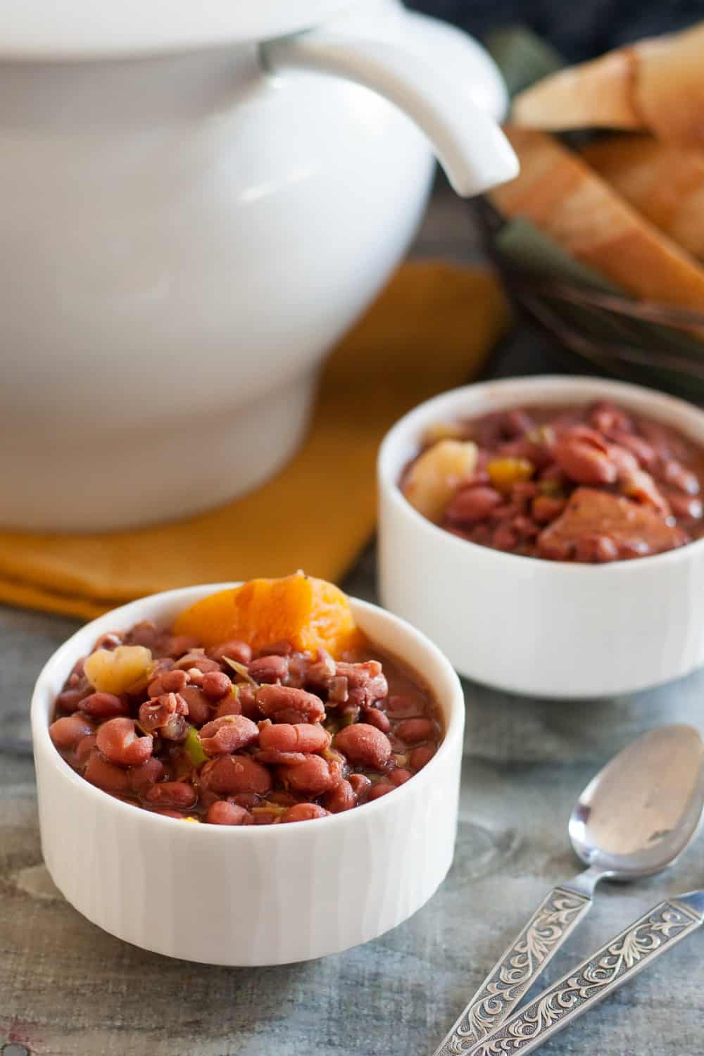 Cuban Red Bean Soup {Potaje Colorado} - Goodie Godmother