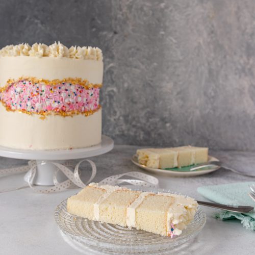 Moist Vanilla Cake Recipe From Scratch - Goodie Godmother