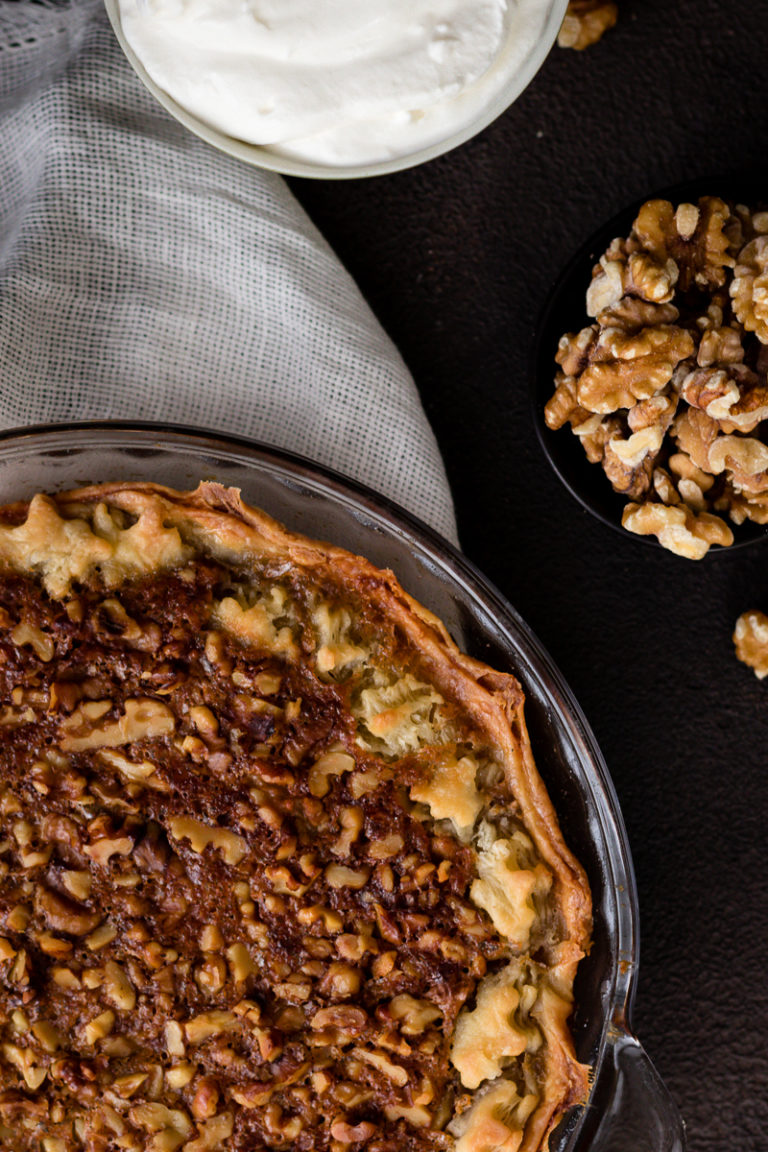 Maple Walnut Pie Recipe - Goodie Godmother