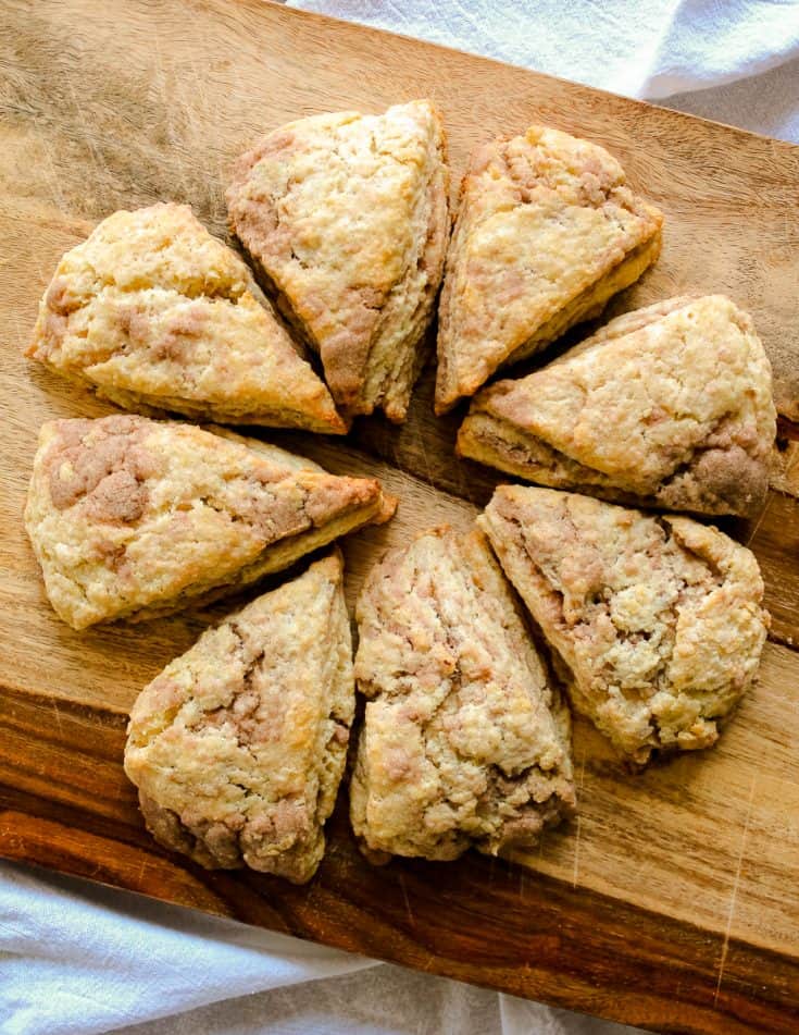 Cinnamon Swirl Scones - Goodie Godmother