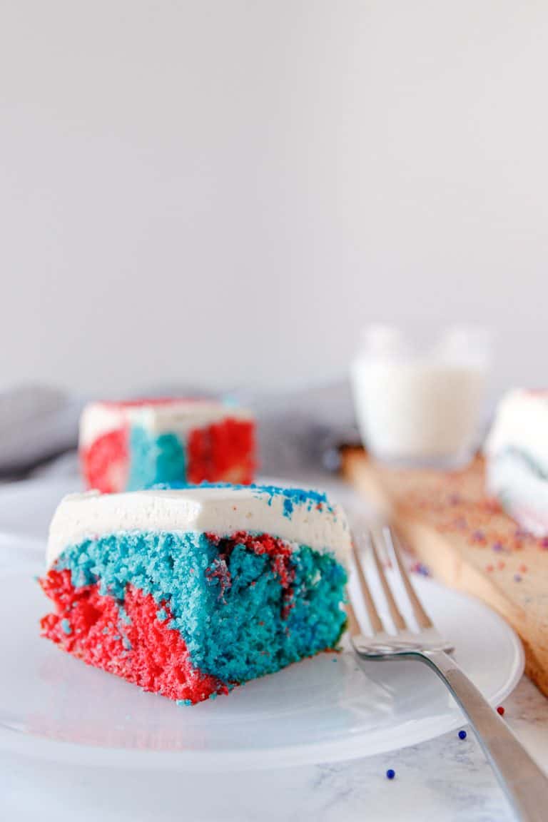 Election Snack Cake - Easy Patriotic Swirled Cake Recipe! - Goodie ...