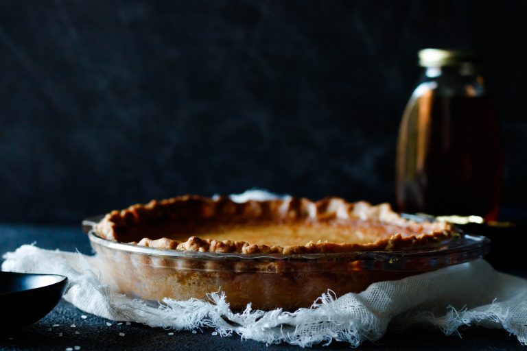 Salted Whiskey Honey Pie - Goodie Godmother