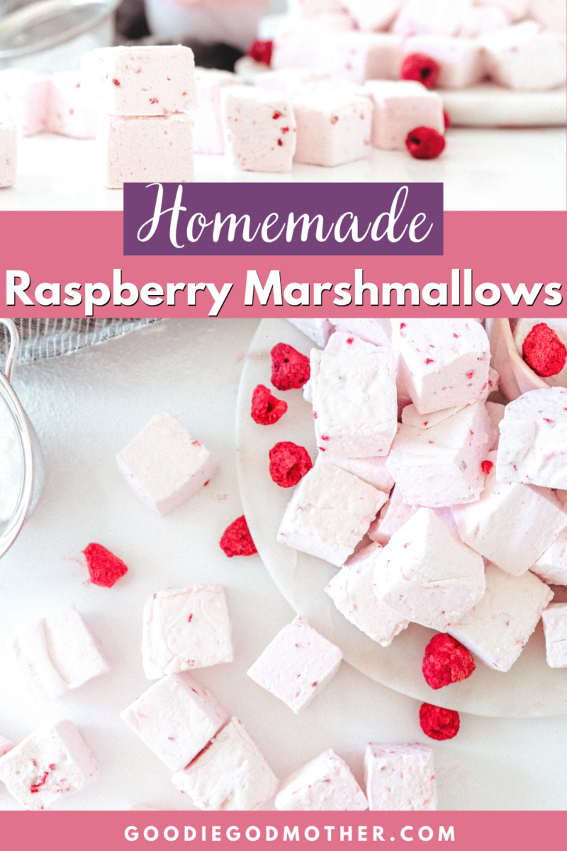 Raspberry Marshmallows From Scratch! - Goodie Godmother