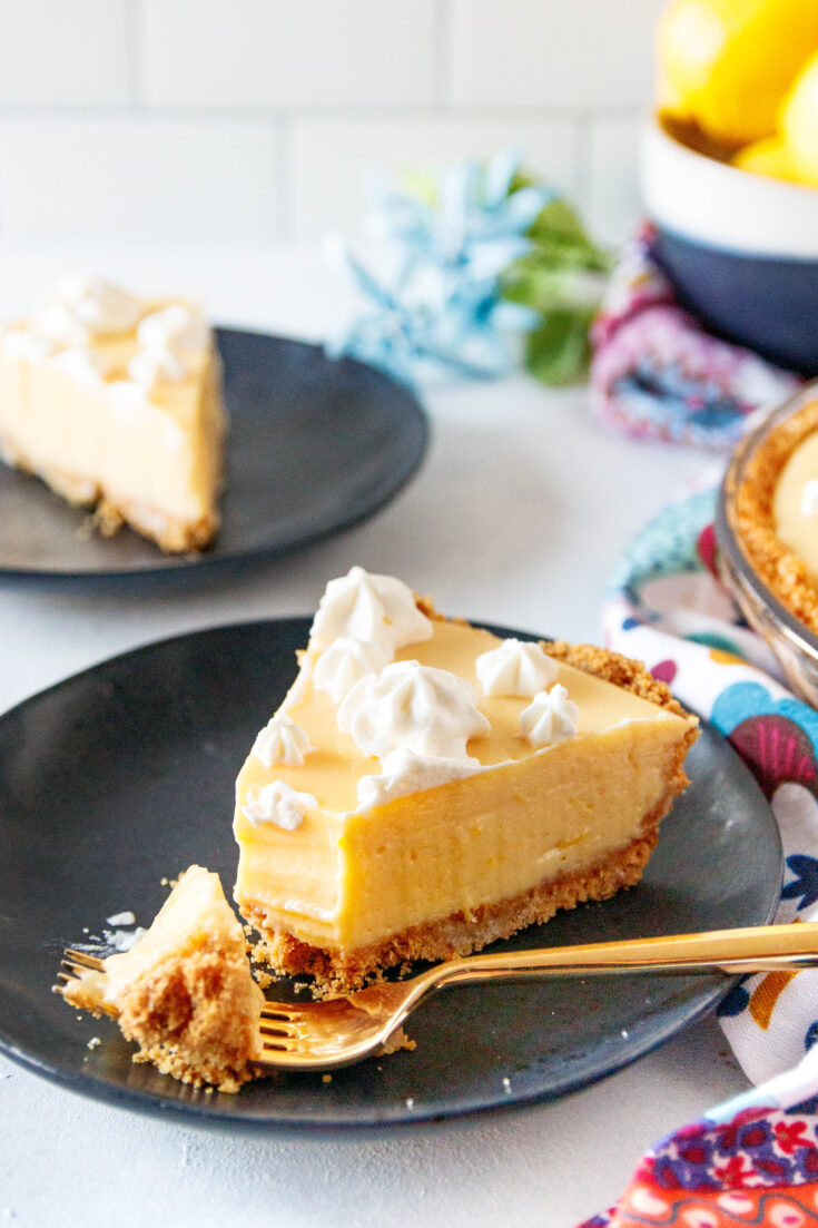 Creamy Lemon Pie - Goodie Godmother