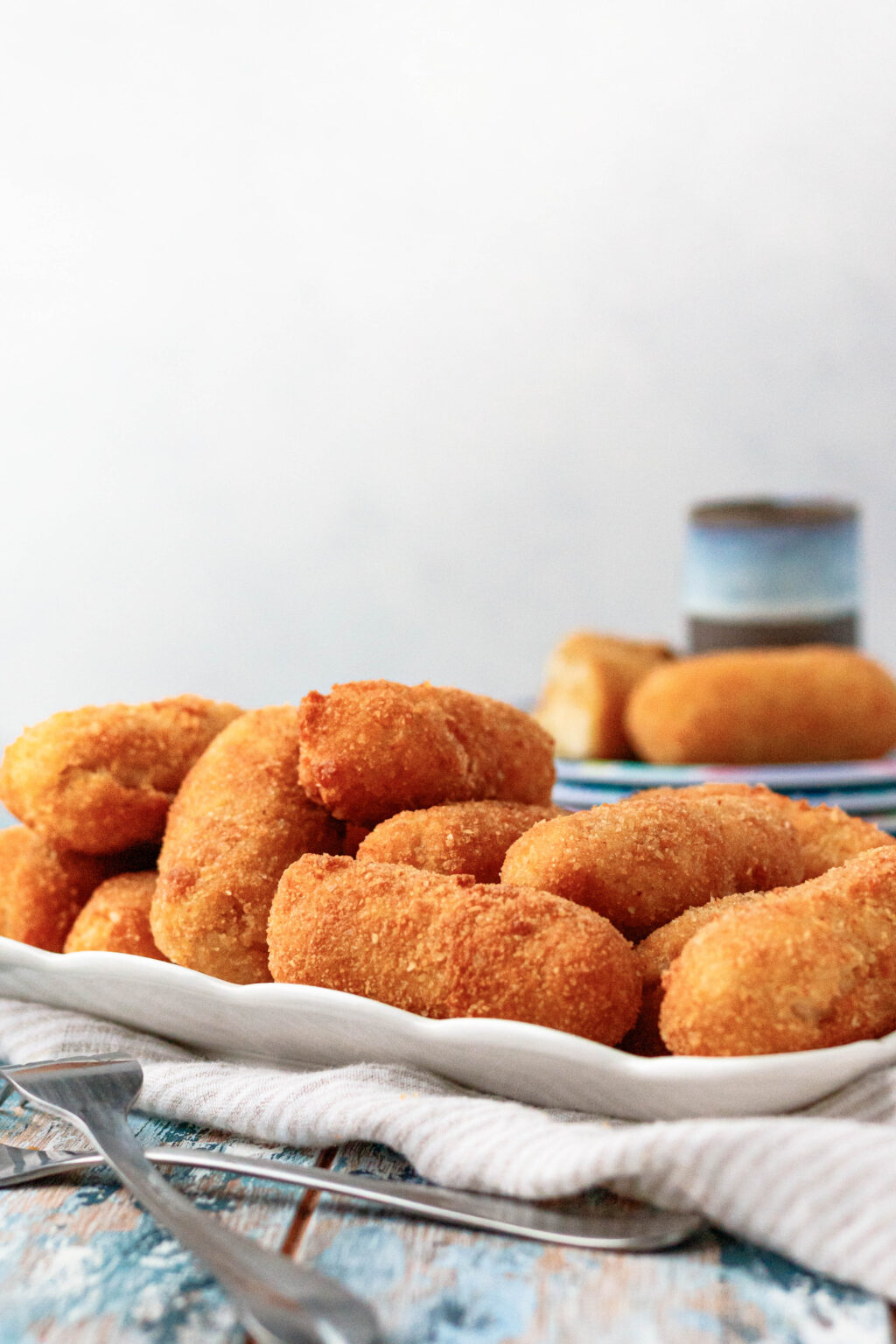 Croquetas de Pollo {Chicken Croquettes} - Goodie Godmother
