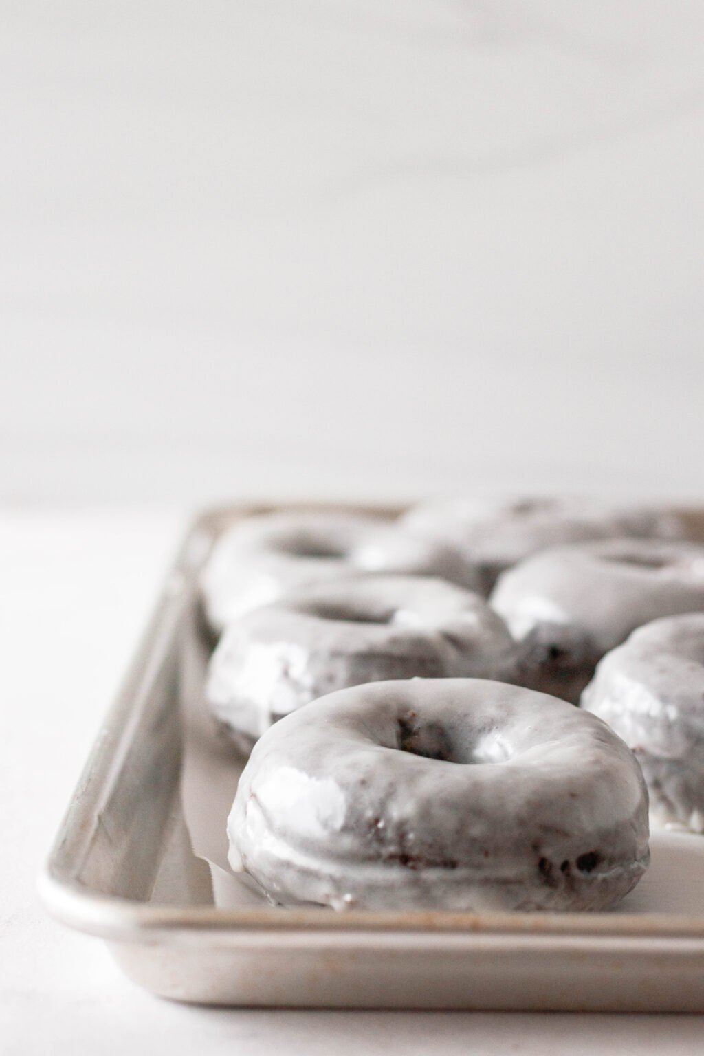 Chocolate Sourdough Discard Donuts - Goodie Godmother